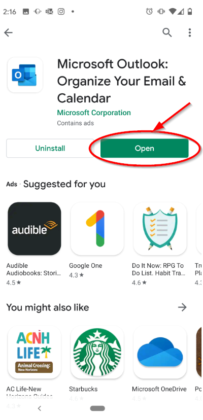 Training Materials - Microsoft 365 - Outlook setup for Android ...