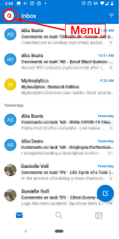 Training Materials - Microsoft 365 - Outlook setup for Android ...