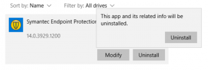 How to uninstall endpoint protection - scannerlasopa